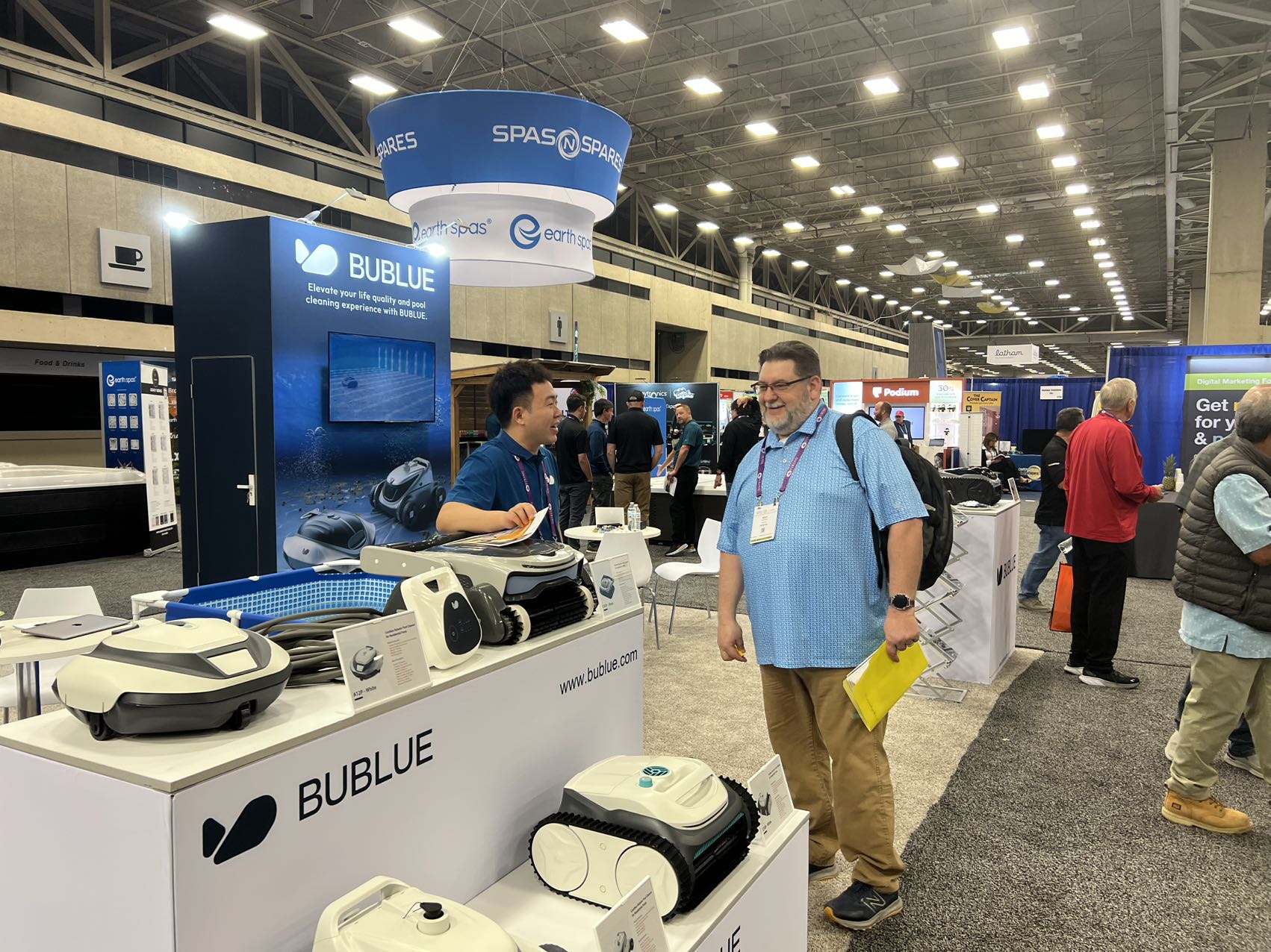 Bublue Shines at the International Pool | Spa | Patio Expo™ in Dallas